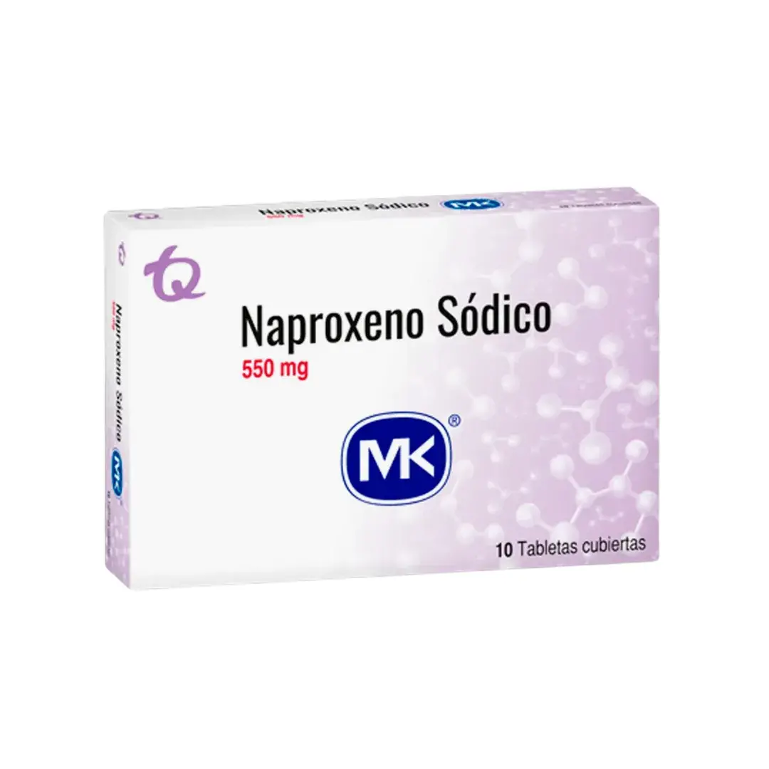 Naproxeno 550 Mg 10 Tabletas Mk - Interdrogas